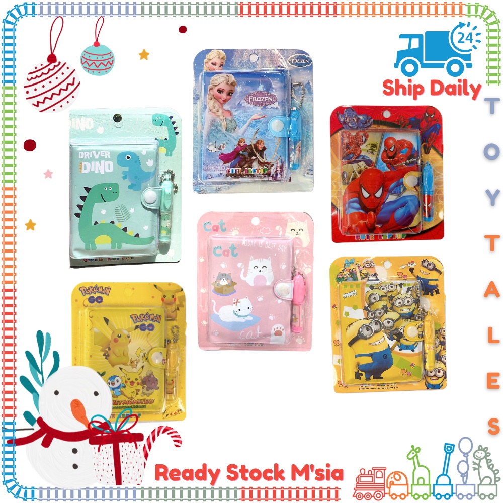 Christmas Gift 🍭 Kids Notebook with Pen Set Birthday Present Mini ...