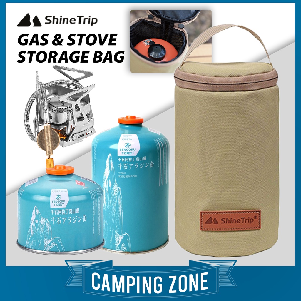 SHINETRIP Tank Cover Butane Bag Camping Stove Bag Camping Stove Storage ...