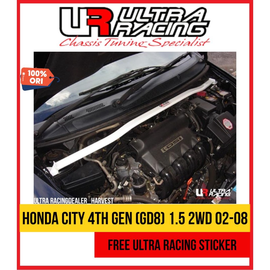HONDA CITY 4TH GEN (GD8) 1.5 2WD 02-08 ULTRA RACING BAR | Shopee Malaysia