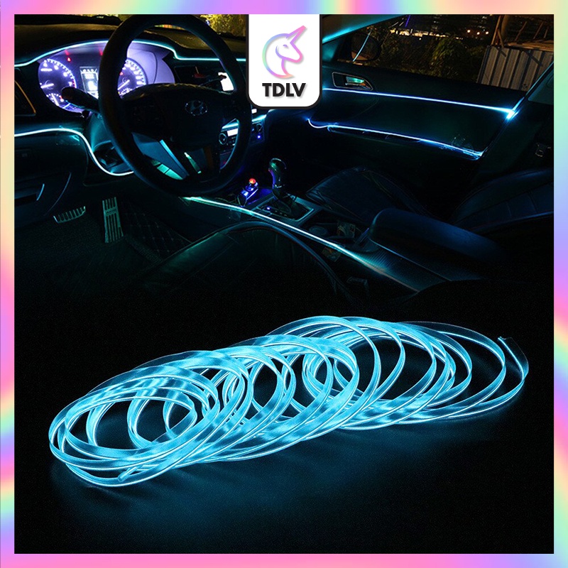 TDLV Car Door Deco Ambient Light Strips Safety LED Dashboard Opening ...