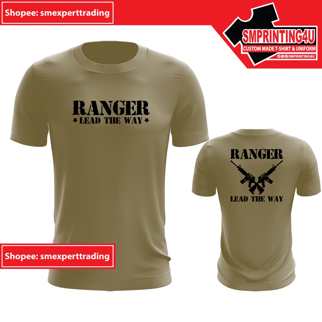 SM 168 Inner Loreng Army Style T-Shirt Ranger RRD Material Microfiber ...