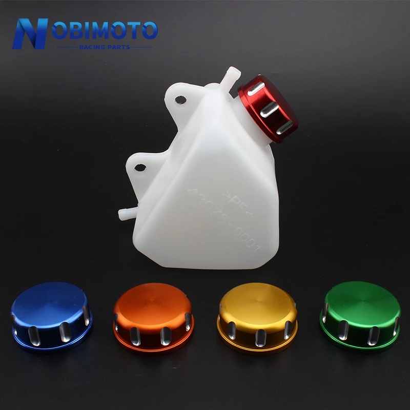 Motorcycle Plastic Water Coolant Reservoir Tank CNC Caps Coolant ...