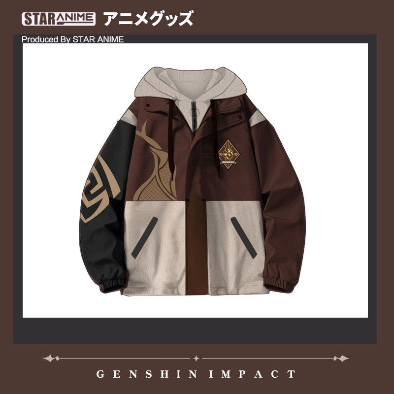 Star anime Genshin impact jacket zhongli jacket morax trouser zhongli ...