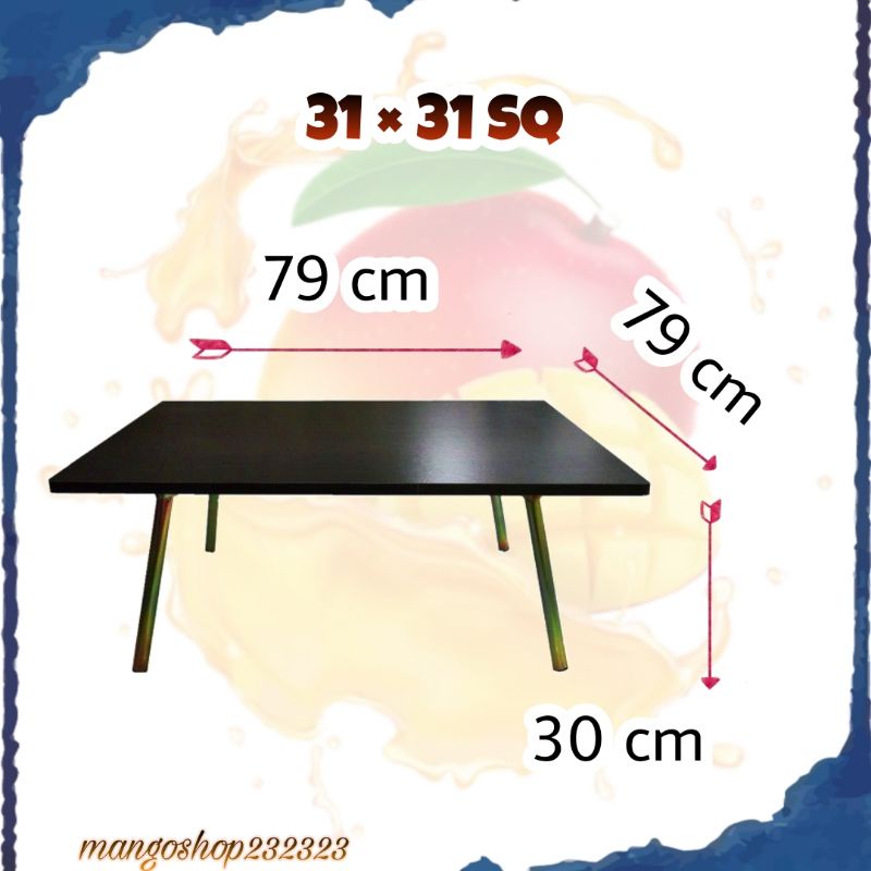 [ READY STOCK ] Meja Kaki Berlipat Duduk / Japanese Folding Table ...