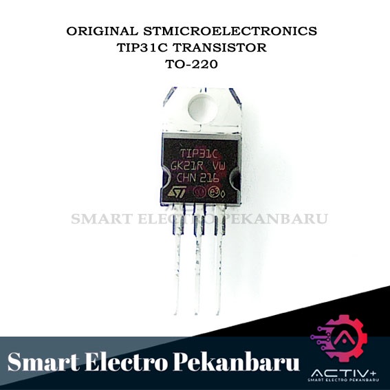 ORIGINAL TIP31C TO-220 STCROELECTRONICS NPN POWER TRANSISTOR TR TIP31C ...