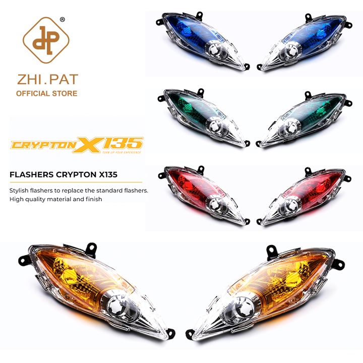 YAMAHA LC135 V1 SIGNAL DEPAN CRYPTON ZHI.PAT 100% ORIGINAL VIETNAM ...