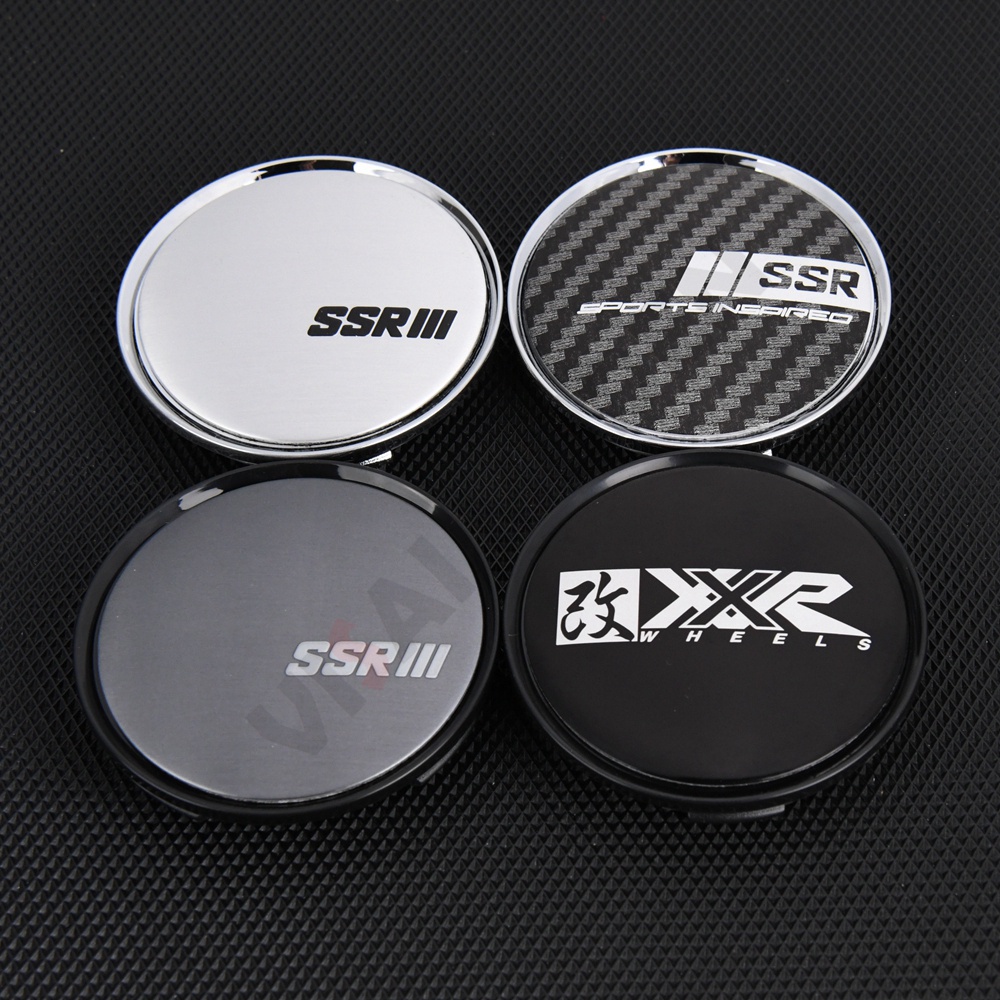 4PCS SSR Wheel Center Cap 63MM/58MM Rim Cap XXR Racing Logo Sticker ...