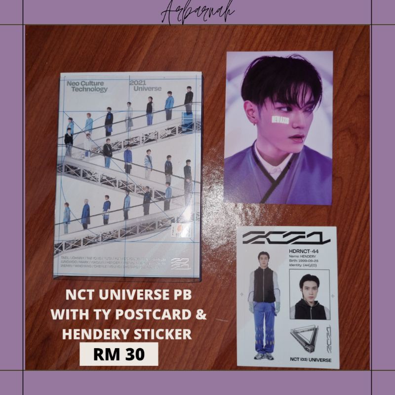 NCT 2021 ALBUM PHOTOBOOK WITH TAEYONG POSTCARD & HENRY STICKER (Free ...