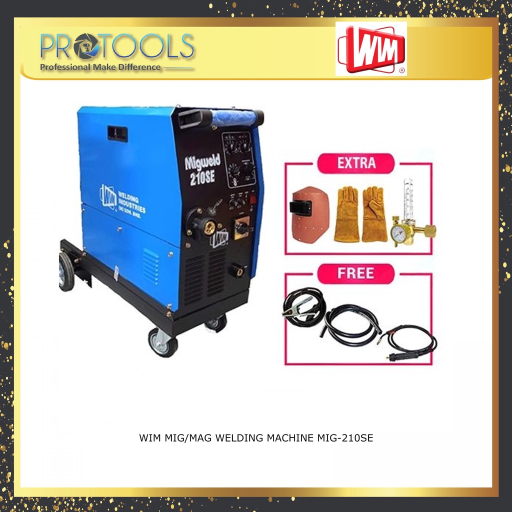 WIM MIG/MAG WELDING MACHINE MIG-210SE | Shopee Malaysia