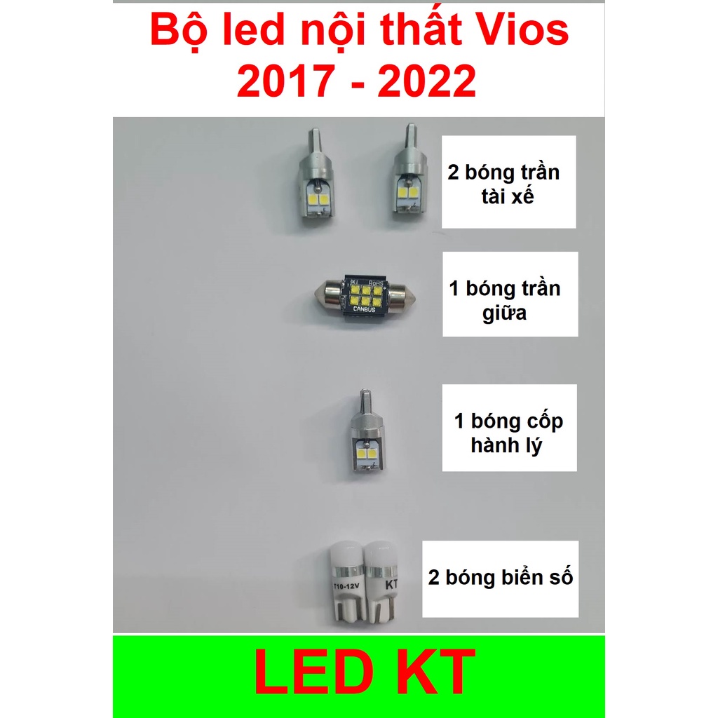 Toyota vios ceiling led set led interior led rear trunk license plate ...
