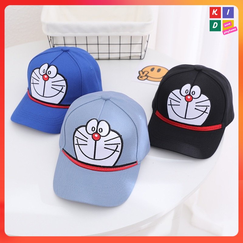 🔥HOT ITEM🔥Doraemon Caps 3-8 Years Kids Cap Topi Budak Cap Quality hip ...