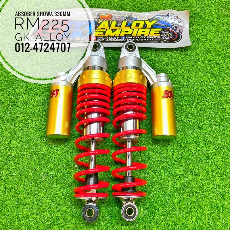 ABSOBER SHOWA THAILAND 320MM UNIVERSAL SEMUA MOTOR HONDA / YAMAHA YANG ...