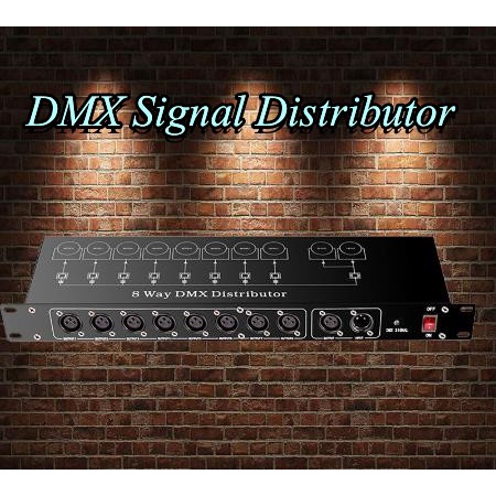 Stage Light Controller DMX512 Splitter Light Signal Amplifier Splitter ...