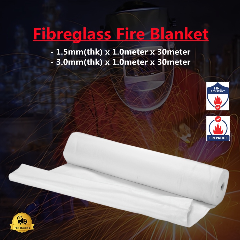 Heat Resistant Fire Blanket | Fibreglass Cloth for Fire Suppression ...
