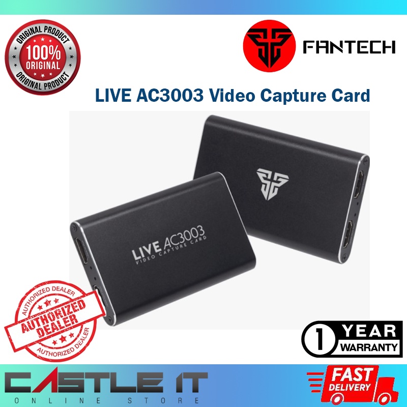 Fantech AC3003 Live FHD 1080P 60FPS Video Capture Card USB3.0 Gaming ...