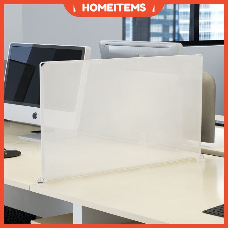 🔥防飞沫挡板 办公桌挡板防飞沫办公桌挡板遮阳屏学生办公桌考试移动板隔断挡板 Office desk baffle anti-droplet ...