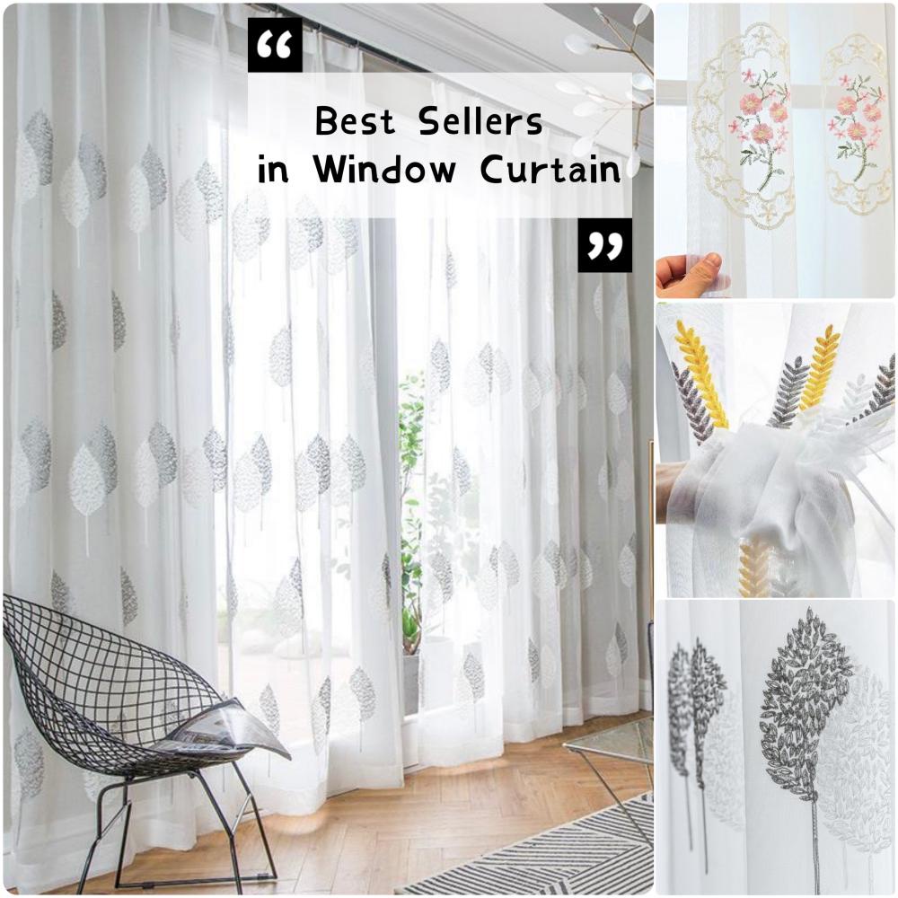 🚀Next-Day Delivery🚀White Sheer Curtain Langsir for Sliding Door Window ...
