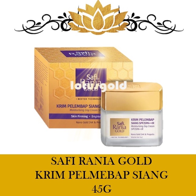 SAFI RANIA GOLD KRIM PELEMBAP SIANG 45G | Shopee Malaysia