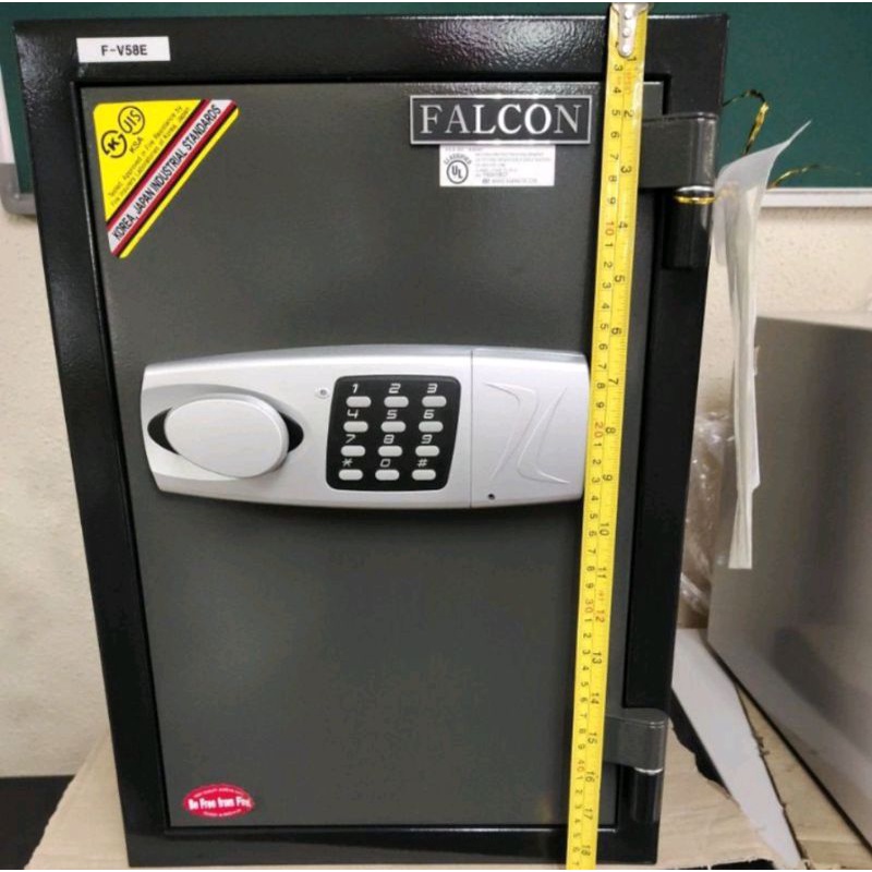 Peti besi safe box 57kg digital Falcon fire resistant Safe Korea ...