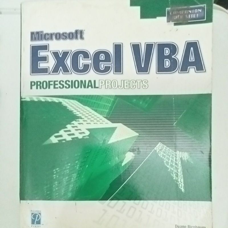 Microsoft Excel VBA Professional Projects Buku Excel professional ...