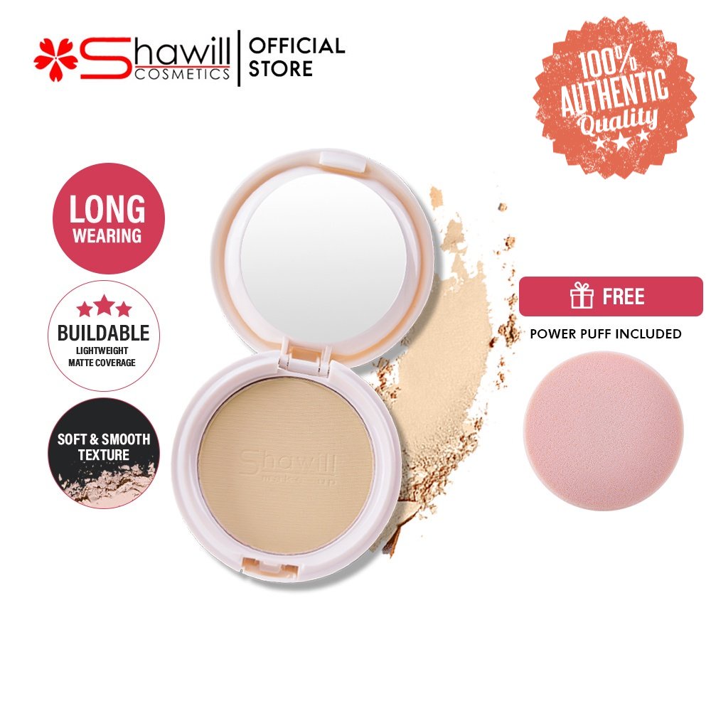 Shawill Face Powder Oil Control Skin Lightening Press Powder Oil ...