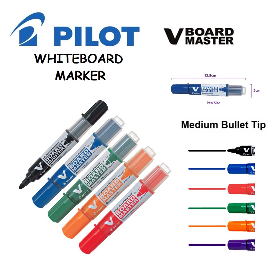 Pilot Whiteboard Marker V Board Master Whiteboard Marker | Shopee Malaysia