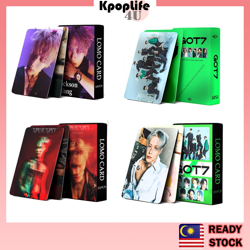 GOT7 Jackson Wang Lomo Card Set ( 54pcs ) GOT7 Group and Solo kpop ...
