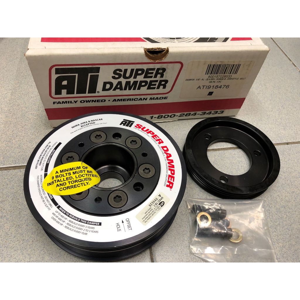 B16A, B16B, B18C, B20B - ATI PULLEY for Honda VTEC B16A, B16B, B18C ...