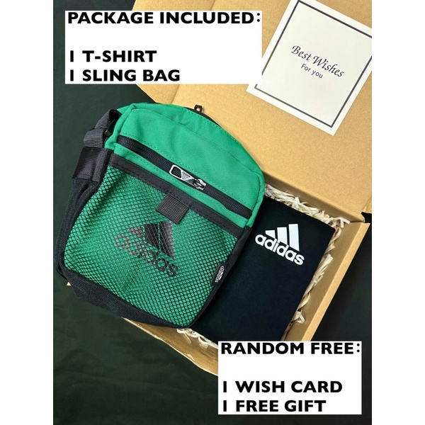 🎁READY STOCK🎁GIFT BOX TERMURAH SLING BAG ADIDAS🎁SET ADIDAS SURPRISE ...