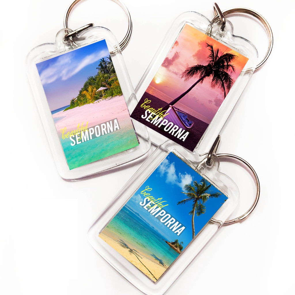 Keychain Semporna Sabah Beach Gift Souvenir | Shopee Malaysia
