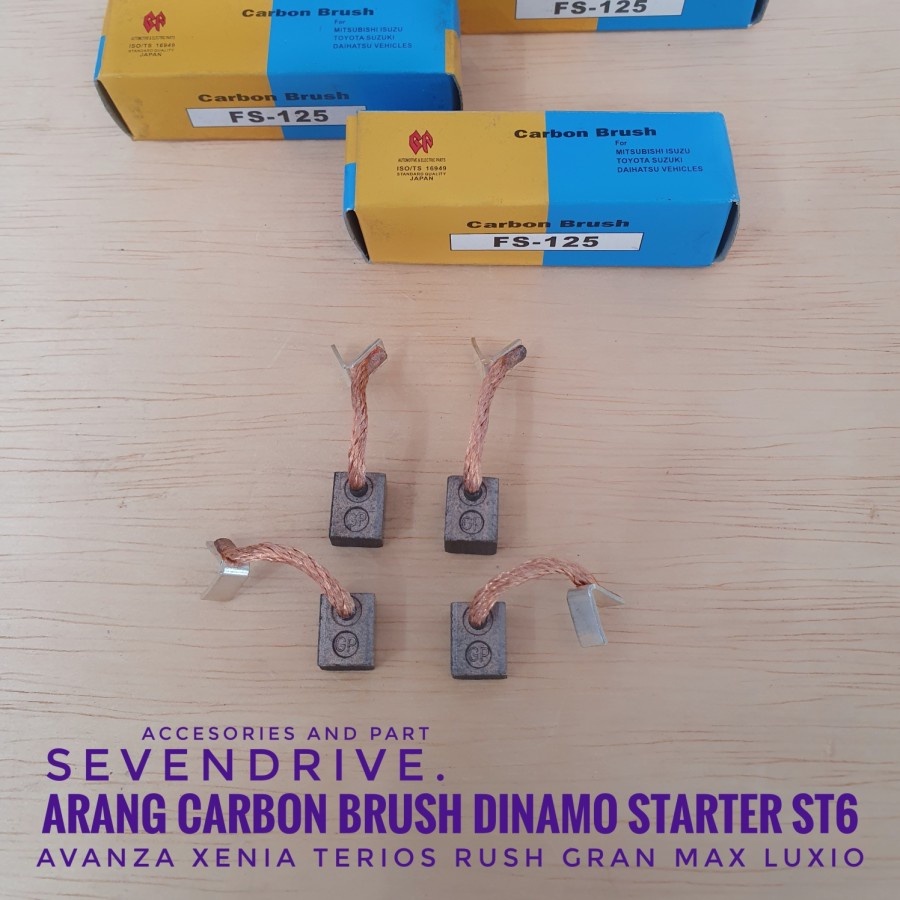 Carbon Charcoal Carbon Brush Dynamo Starter Avanza Xenia Terios Rush ...