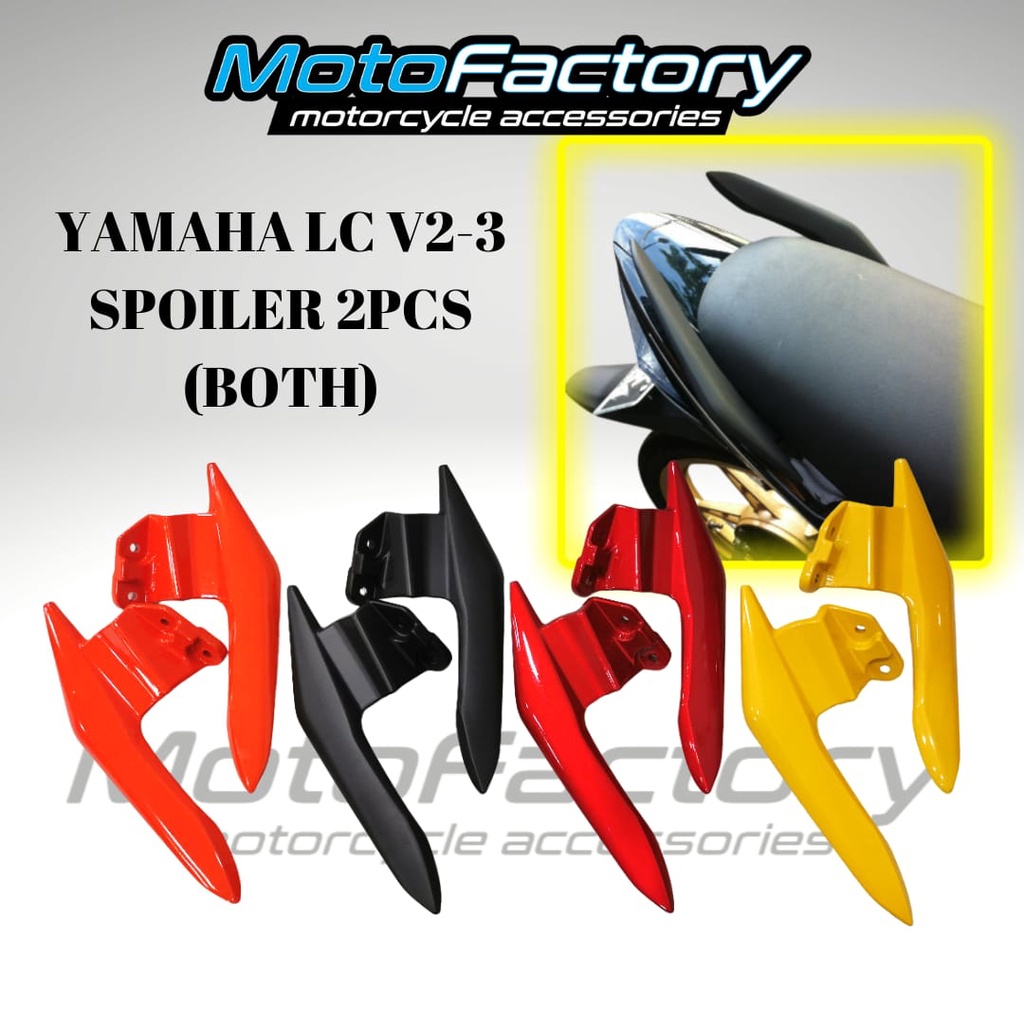 SPOILER 2PCS L BAR YAMAHA LC135 LC V2 V3 - BOTH SETS #READY STOCK ...