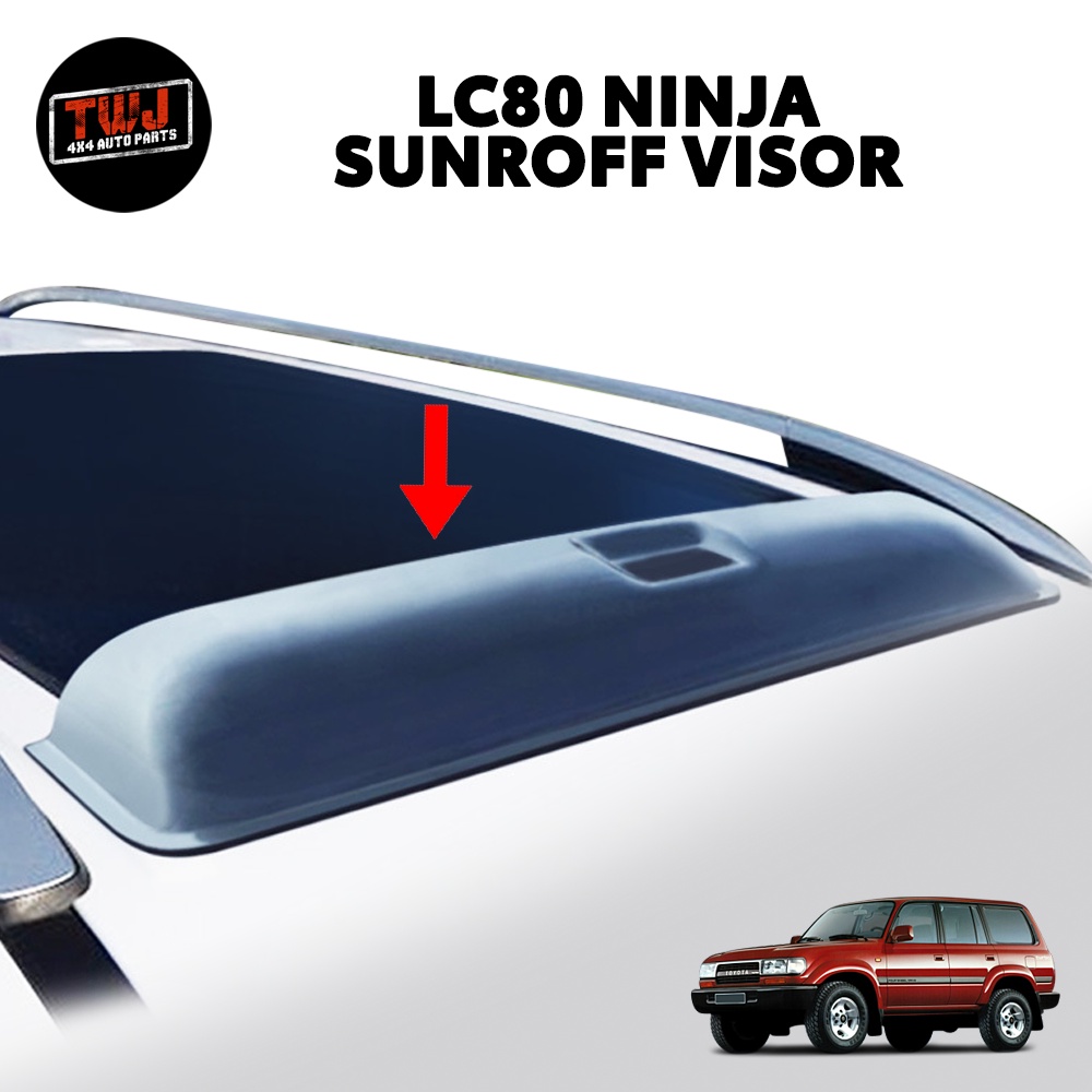 Toyota Land Cruiser LC80 Ninja 4500 sunroof visor block weather shield ...