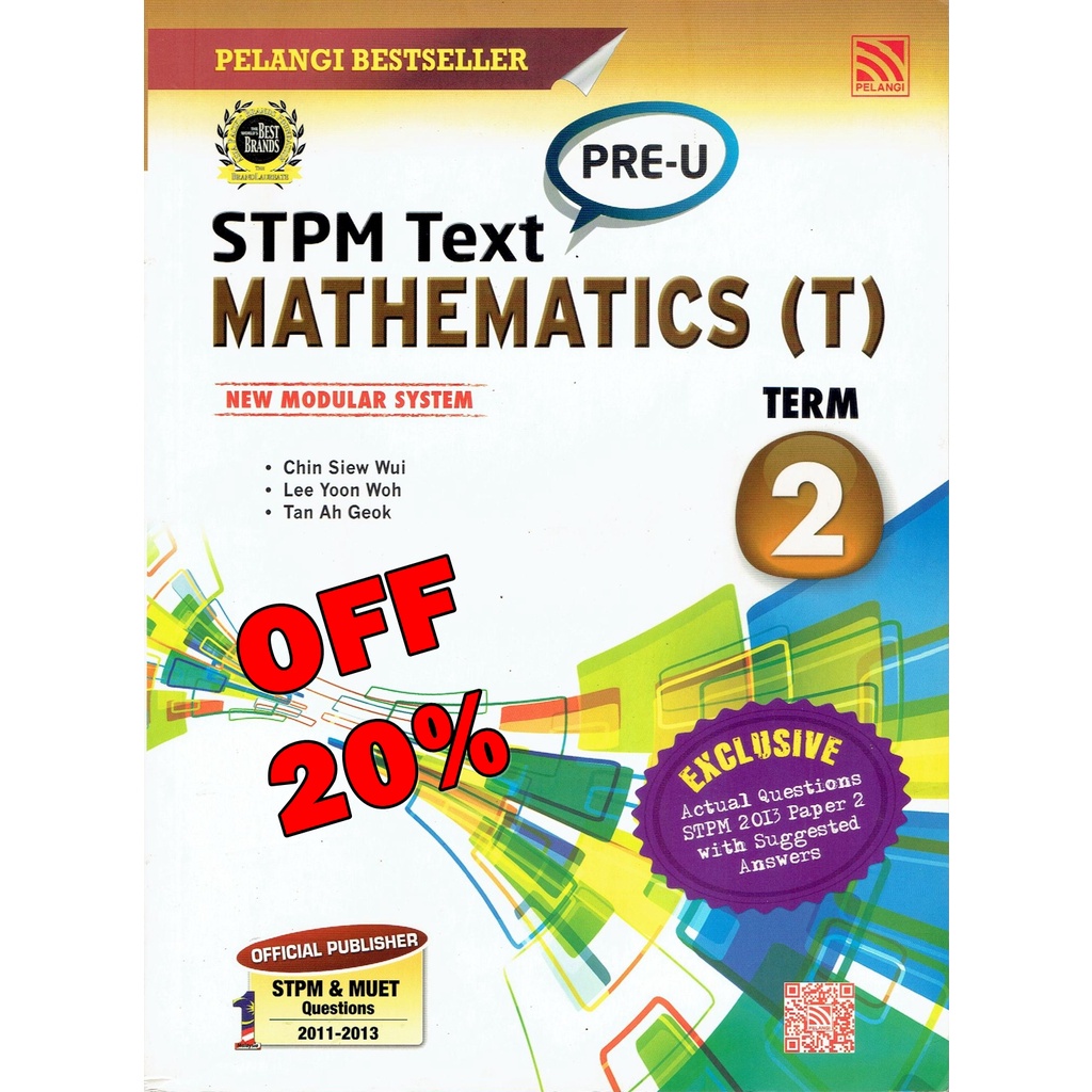 STPM TEXT MATHEMATICS (T) TERM 2 | Shopee Malaysia