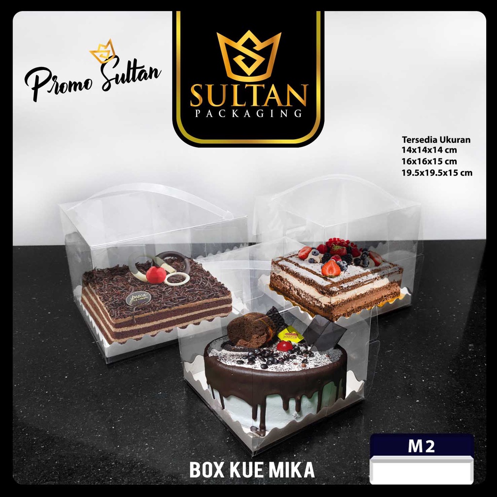 Mica Box - Transparent Cake Box - Cake Box - Transparent Box - Mica Box ...