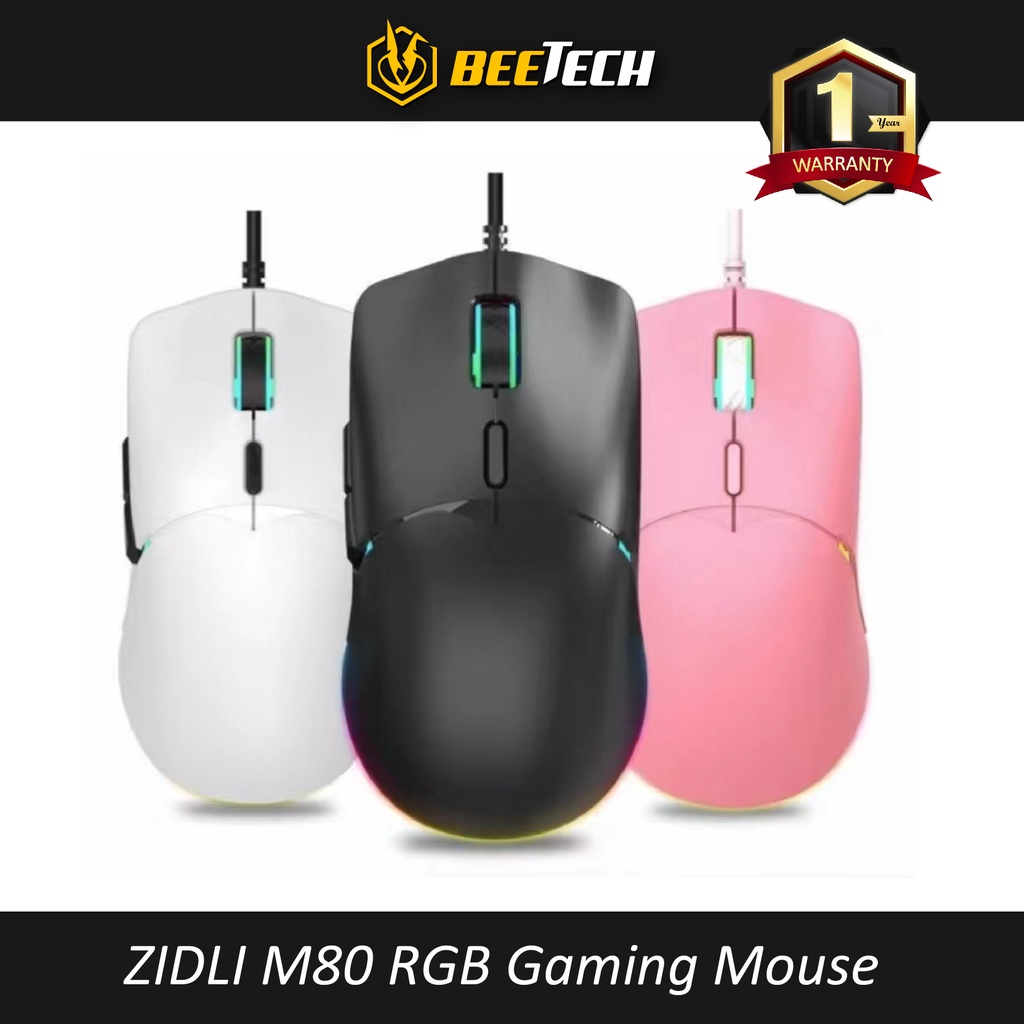 ZIDLI M80 Six Button RGB Gaming Mouse | Shopee Malaysia