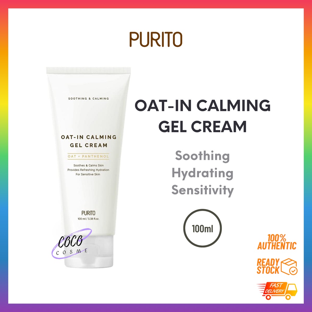 PURITO Oat-In Calming Gel Cream 100ml | Shopee Malaysia