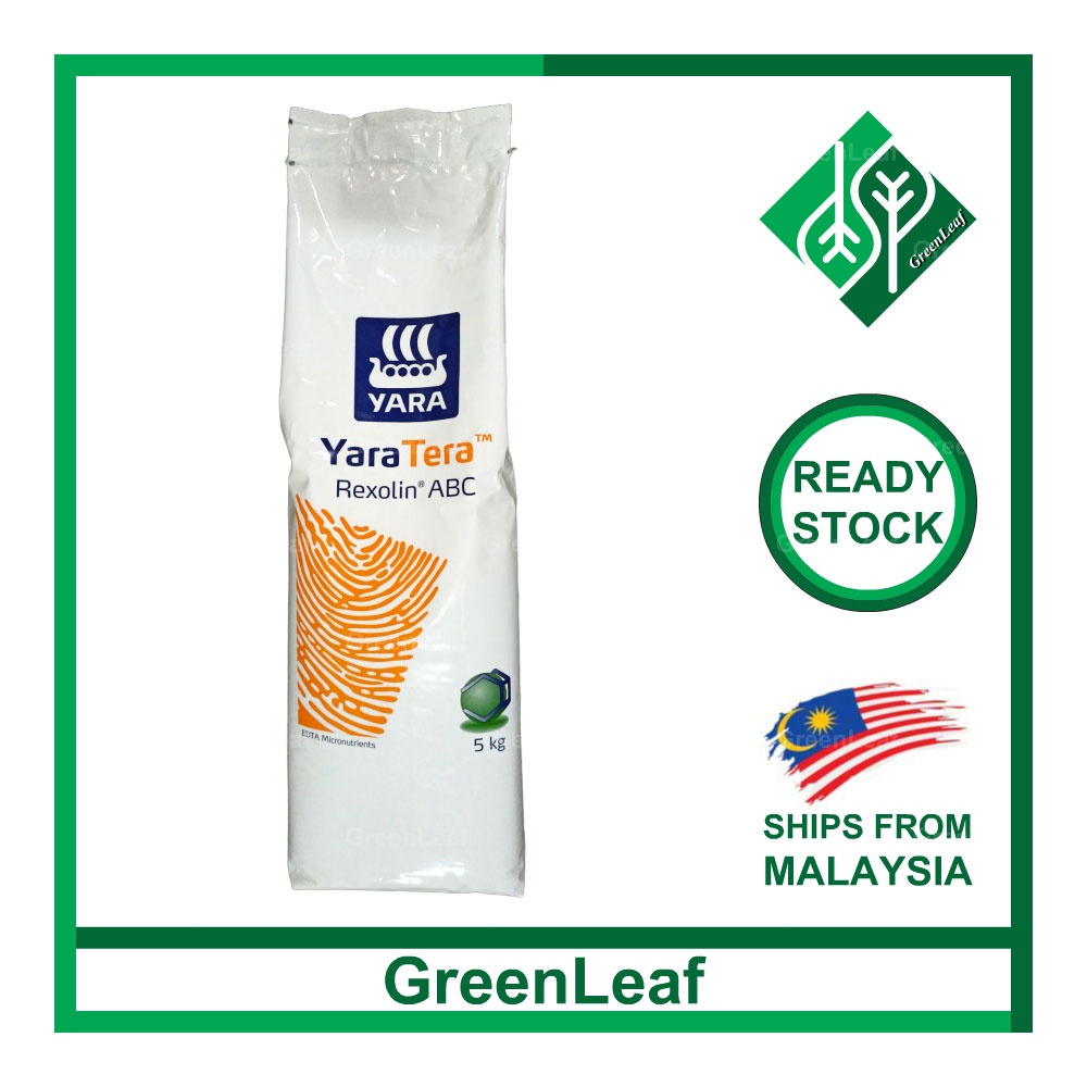 YaraTera Rexolin ABC 5KG Micro Nutrients Trace Elements Vitamin Yara ...