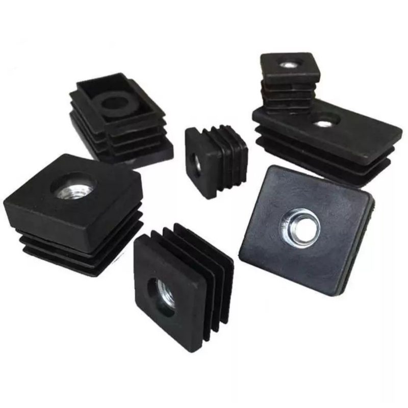 Black plastic square caps M6 M8 hole plug nut plug protection gasket ...