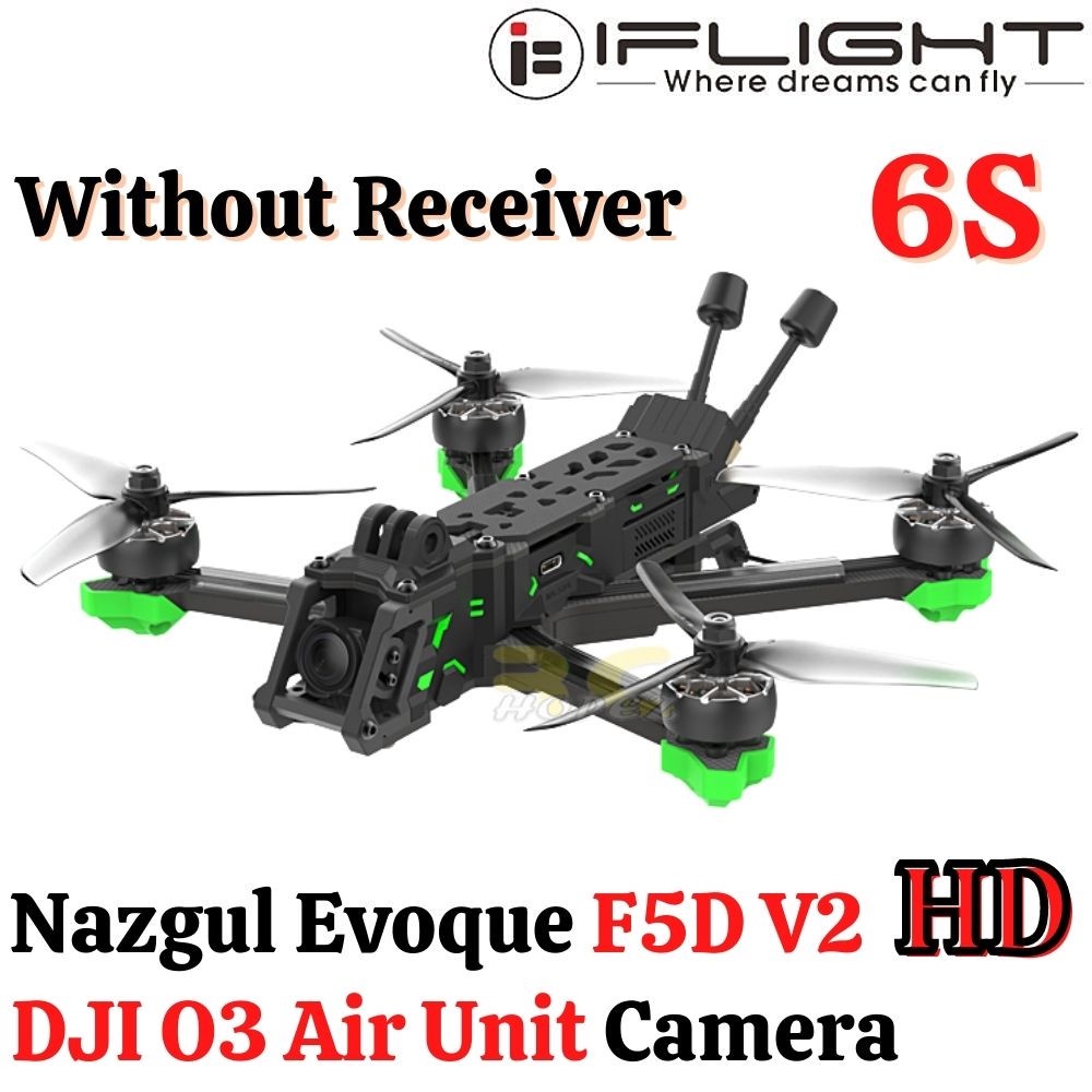 iFlight Nazgul Evoque F5D V2 DeadCat HD 6S 5 Inch FPV Racing Drone With ...