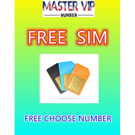 FREE SIM (Free Choose Number) Unlimited Call & Data | Shopee Malaysia