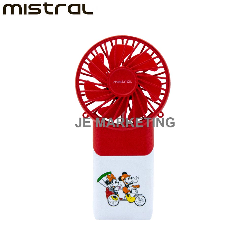 MISTRAL X DISNEY MICKEY MINNIE RECHARGEABLE USB MINI FAN MRF500-MM ...