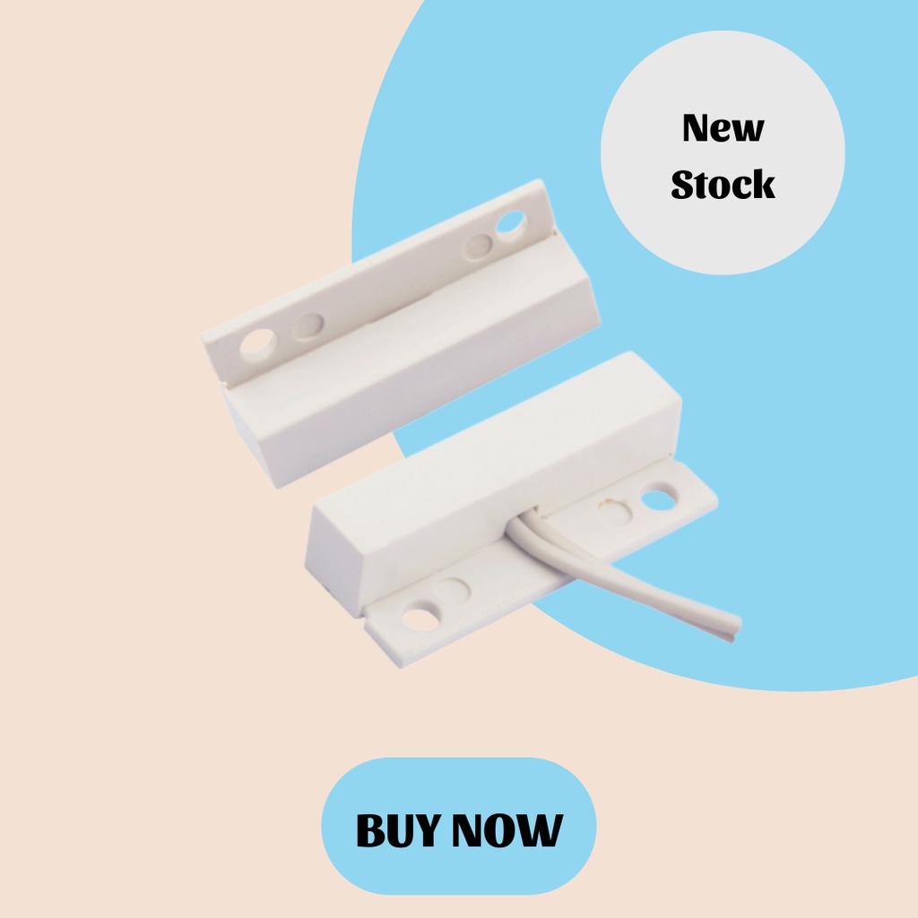 Magnetic Contact Switch Door Sensor | Shopee Malaysia