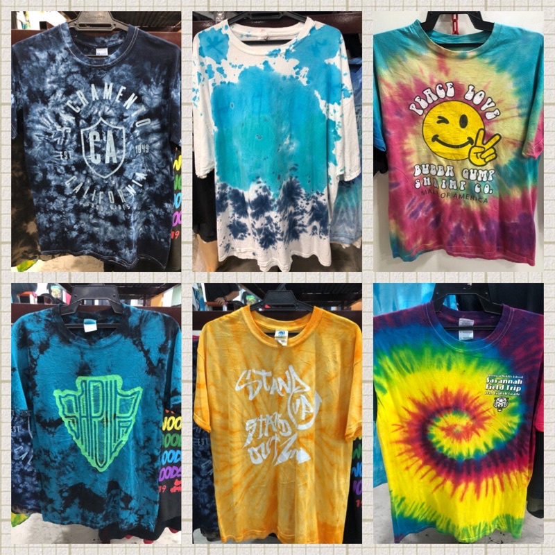 Baju Tie Dye T-Shirt women men Tie Dye Baju Bundle | Shopee Malaysia