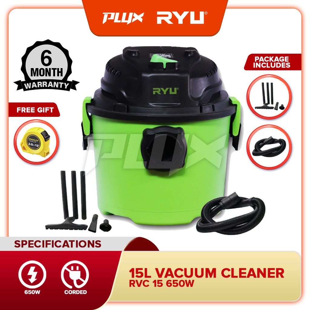 RYU (UN)VACUUM CLEANER (RVC15L) | Shopee Malaysia
