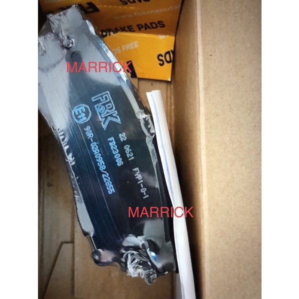 Toyota Alphard Vellfire AGH30 GGH30 rear brake pad FBK | Shopee Malaysia