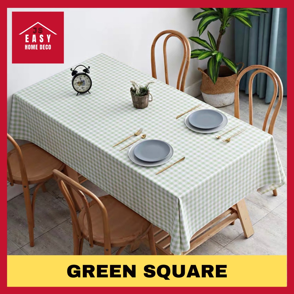 Table Cloth Dining Table Cover PVC Kitchen Picnic Mat Nordic Decoration ...