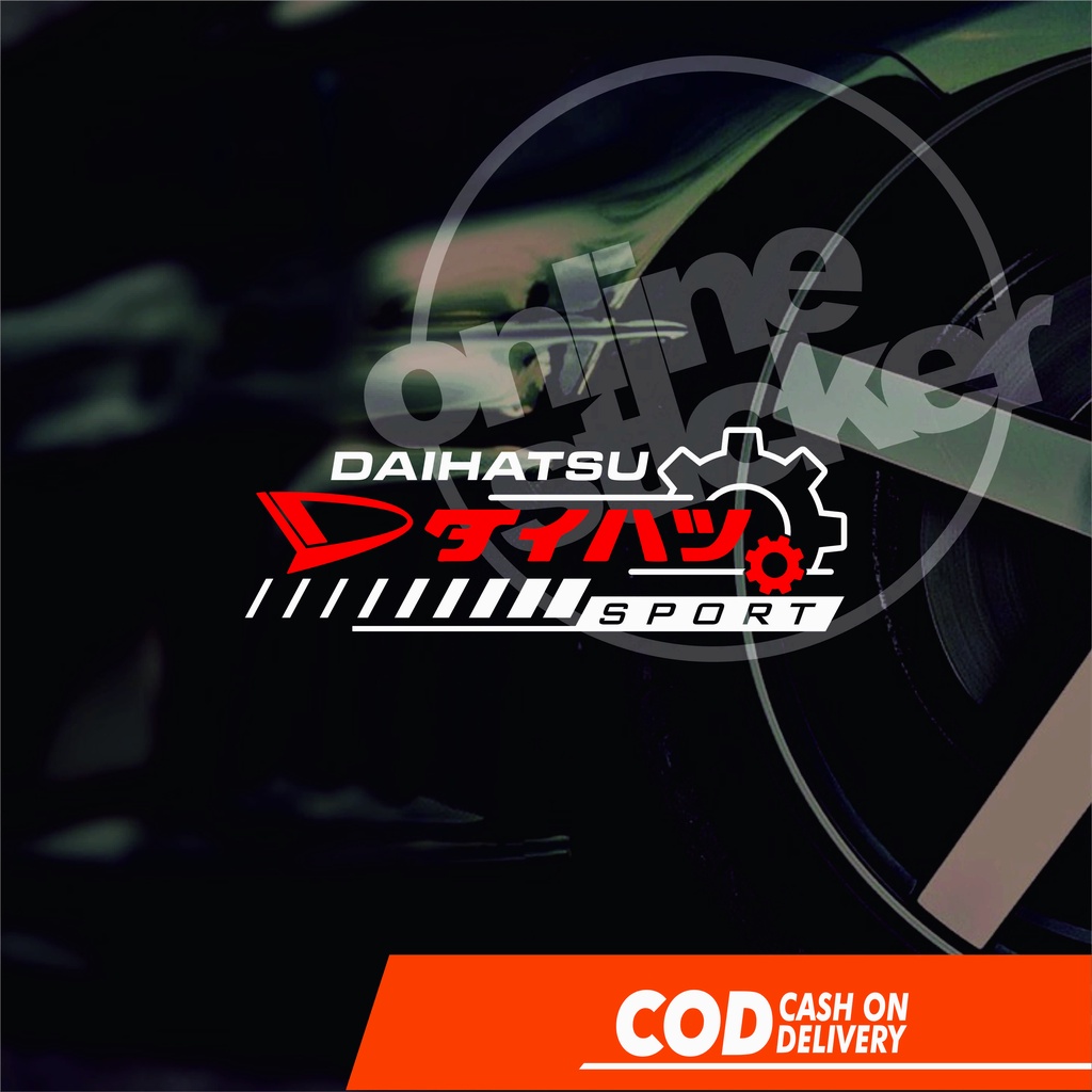 Daihatsu JDM Sticker | Cutting sticker | Shopee Malaysia