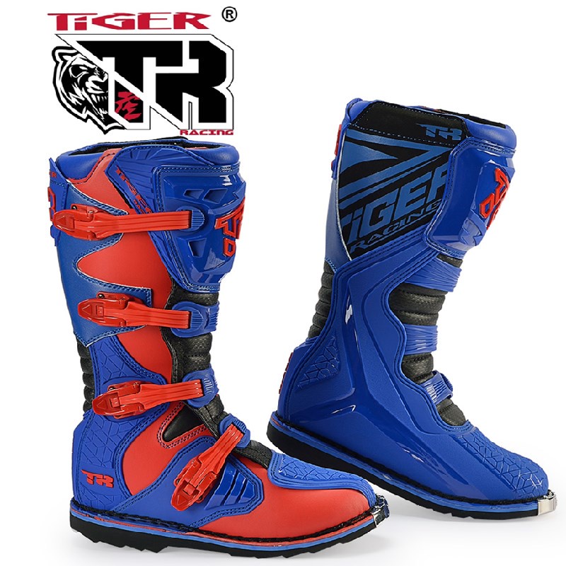 TR Tiger Professional Motocross Boots Motorcycle Enduro Riding ...