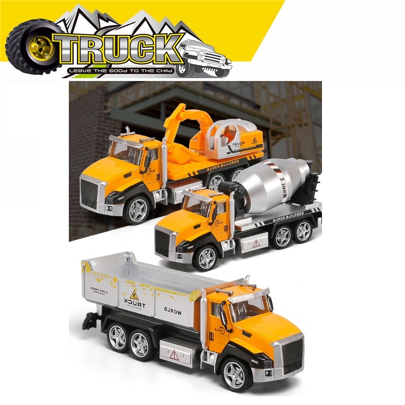 A2F Lorry Crane Lori Truck Mainan Lori Simen Lori Pasir Toy Crane Truck ...